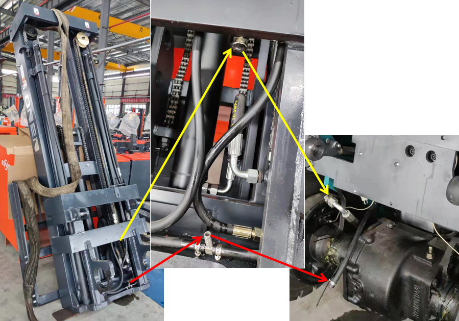 How to install the forks mast on the forklift? - Guangdong ONEN New ...